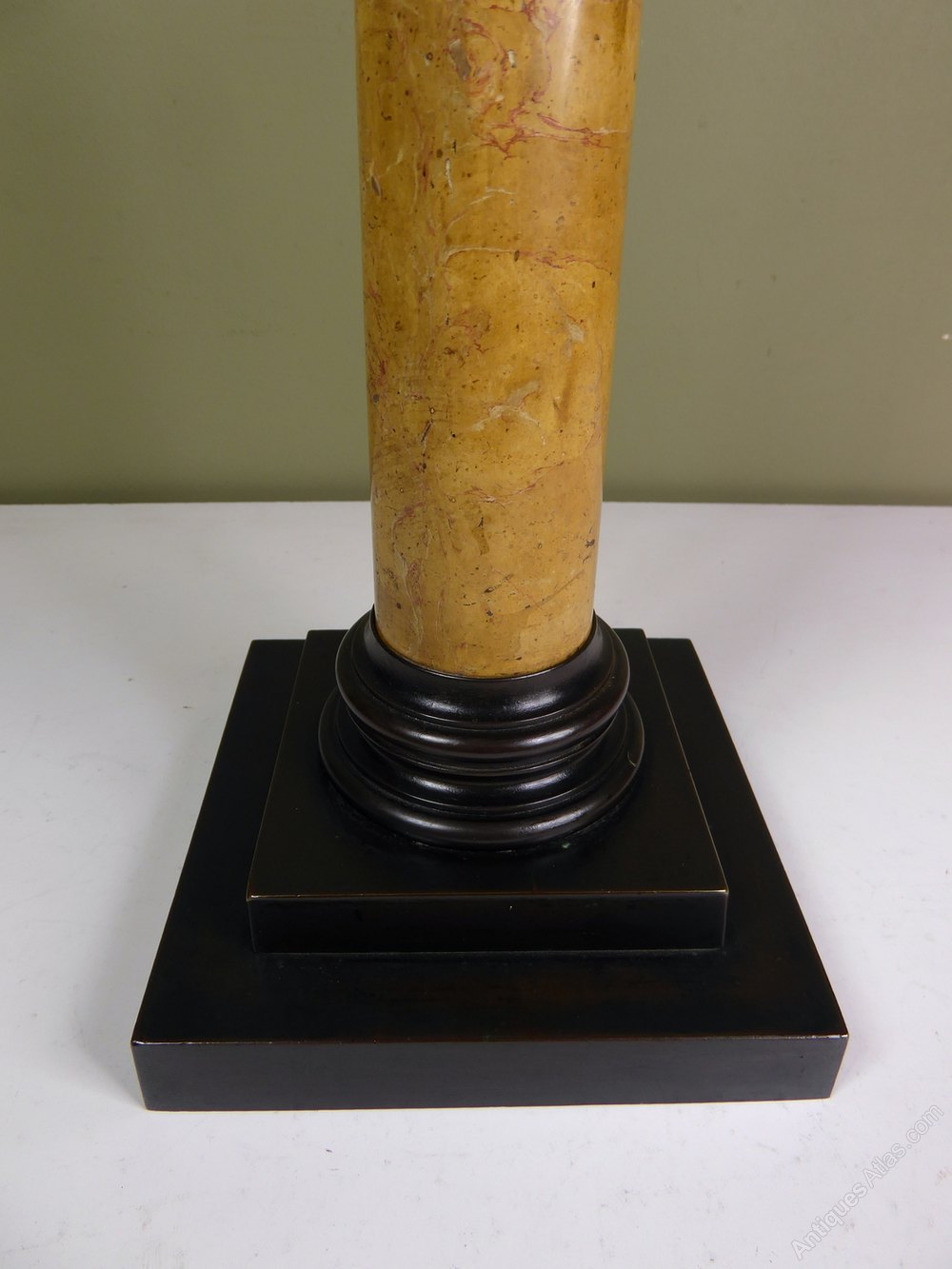 Antiques Atlas - 19th C Marble Lamp Base