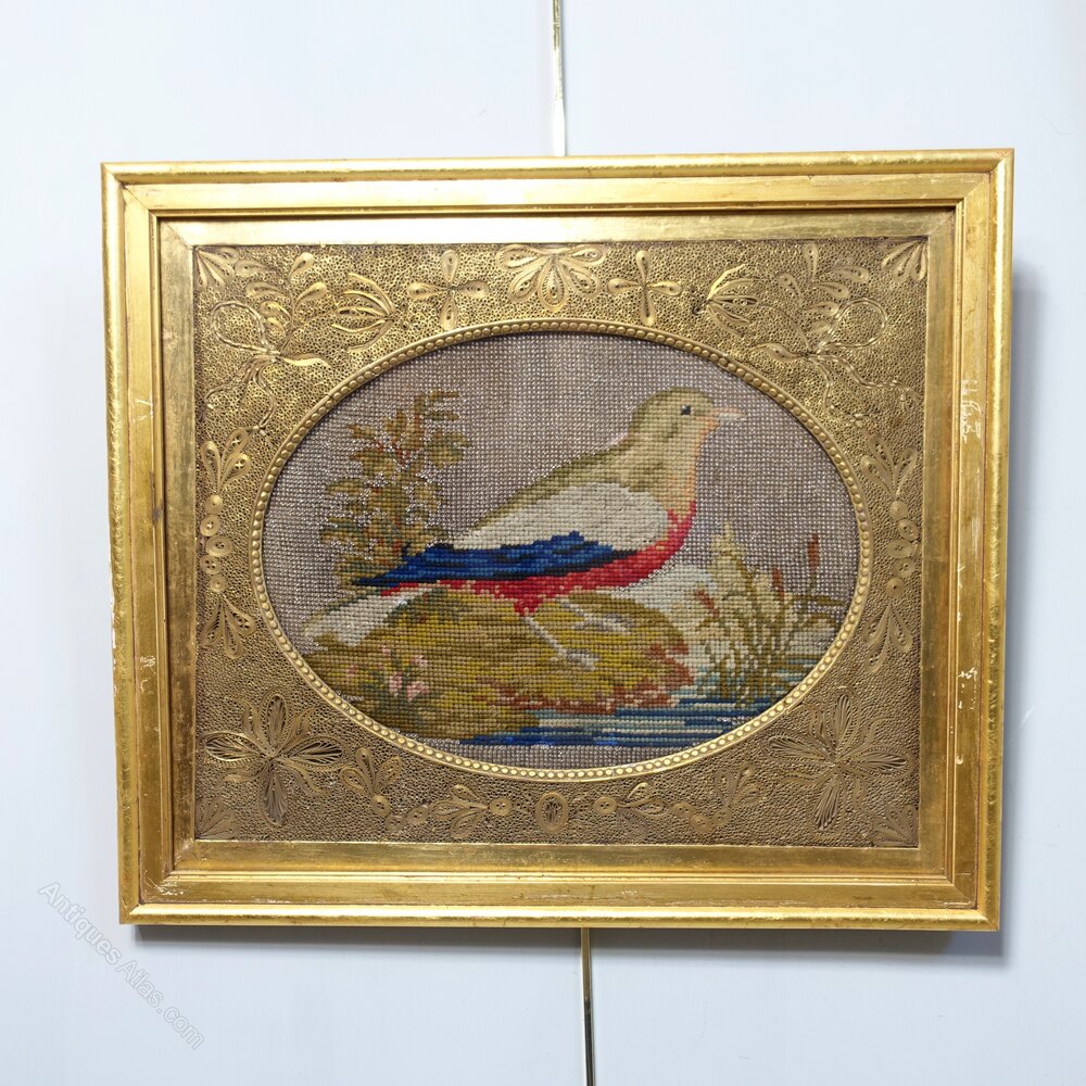 Antiques Atlas - 19th C Needlework Pictures