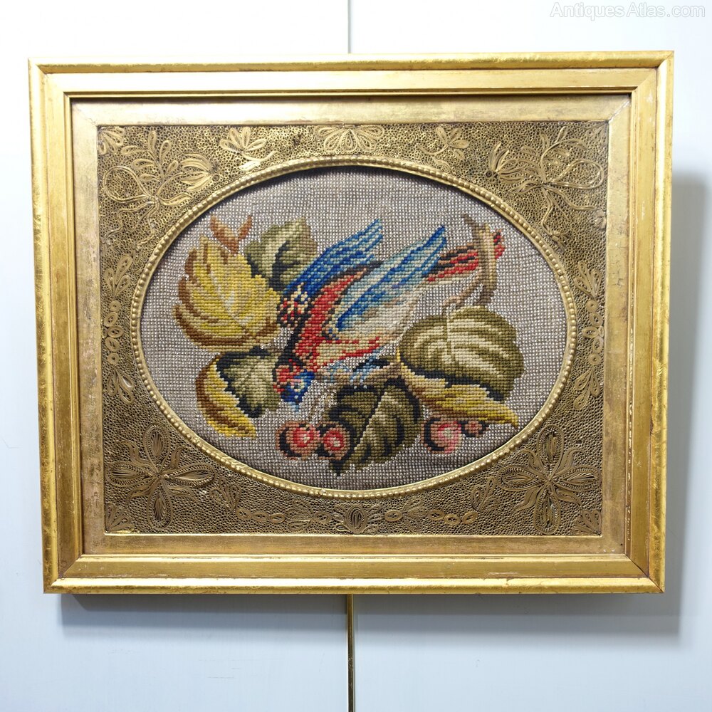 Antiques Atlas - 19th C Needlework Pictures
