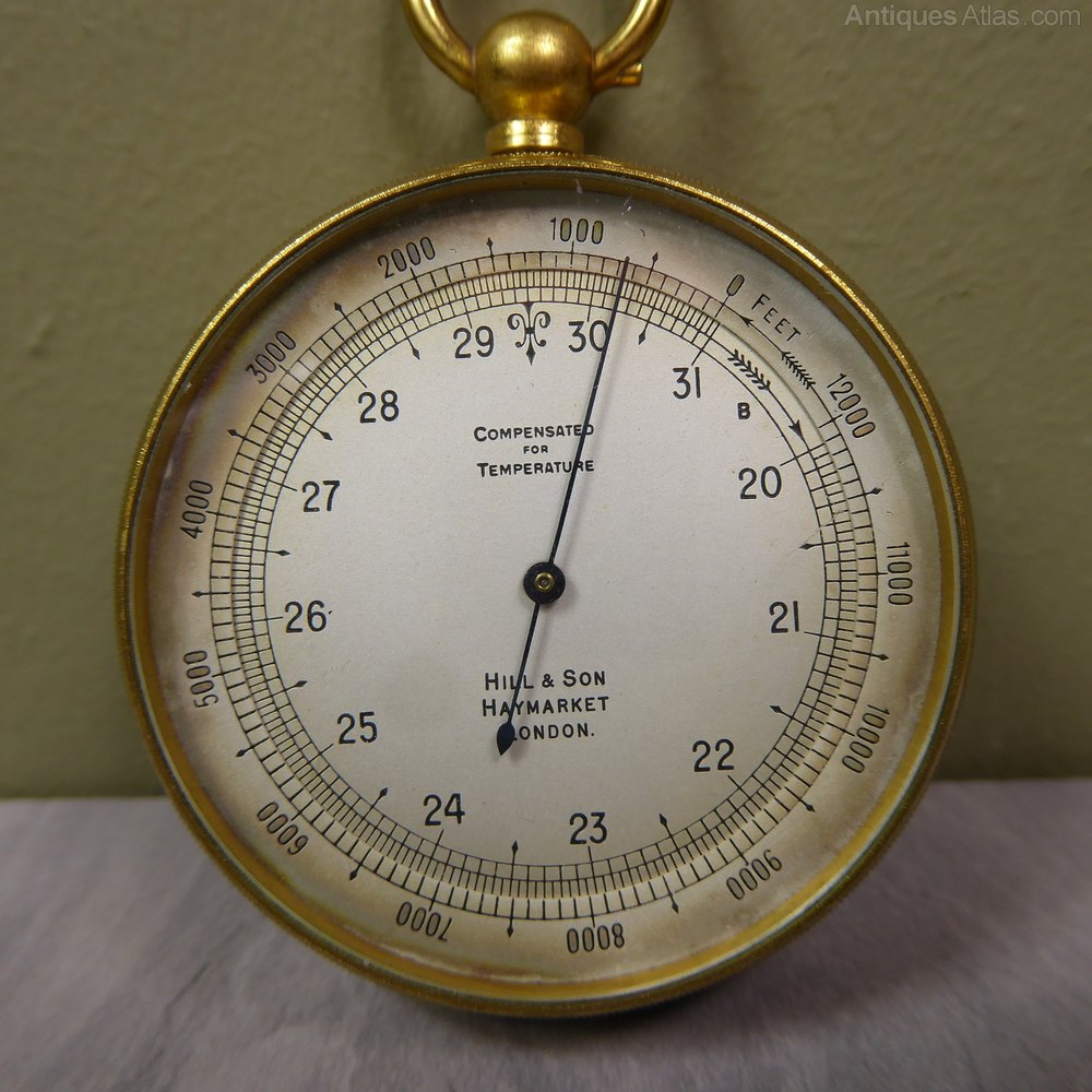 Antiques Atlas - 19th C Pocket Barometer