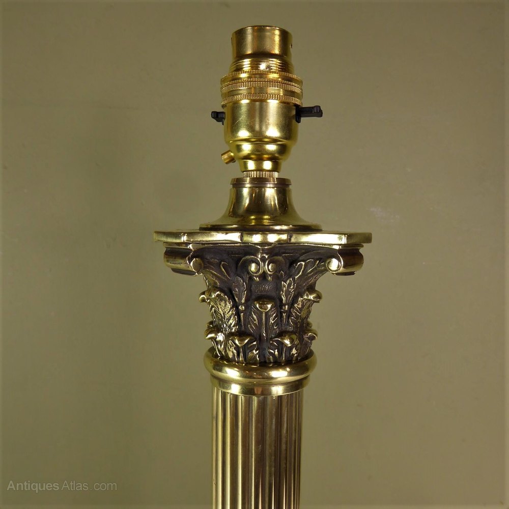 Antiques Atlas - A Corinthian Column Lamp Base