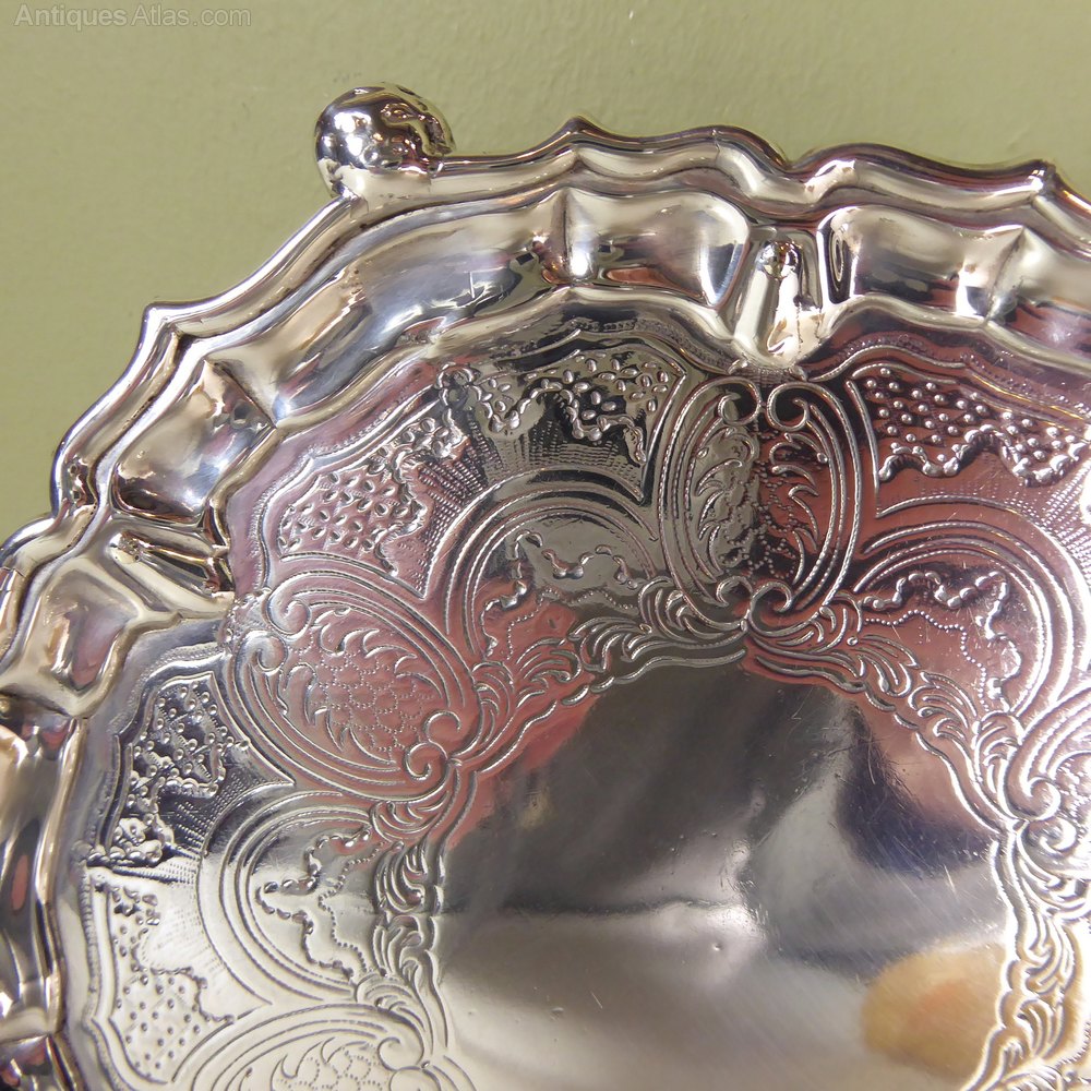 Antiques Atlas - Early 18th C Silver Salver