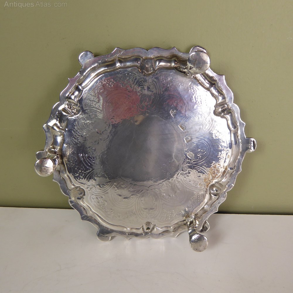 Antiques Atlas - Early 18th C Silver Salver