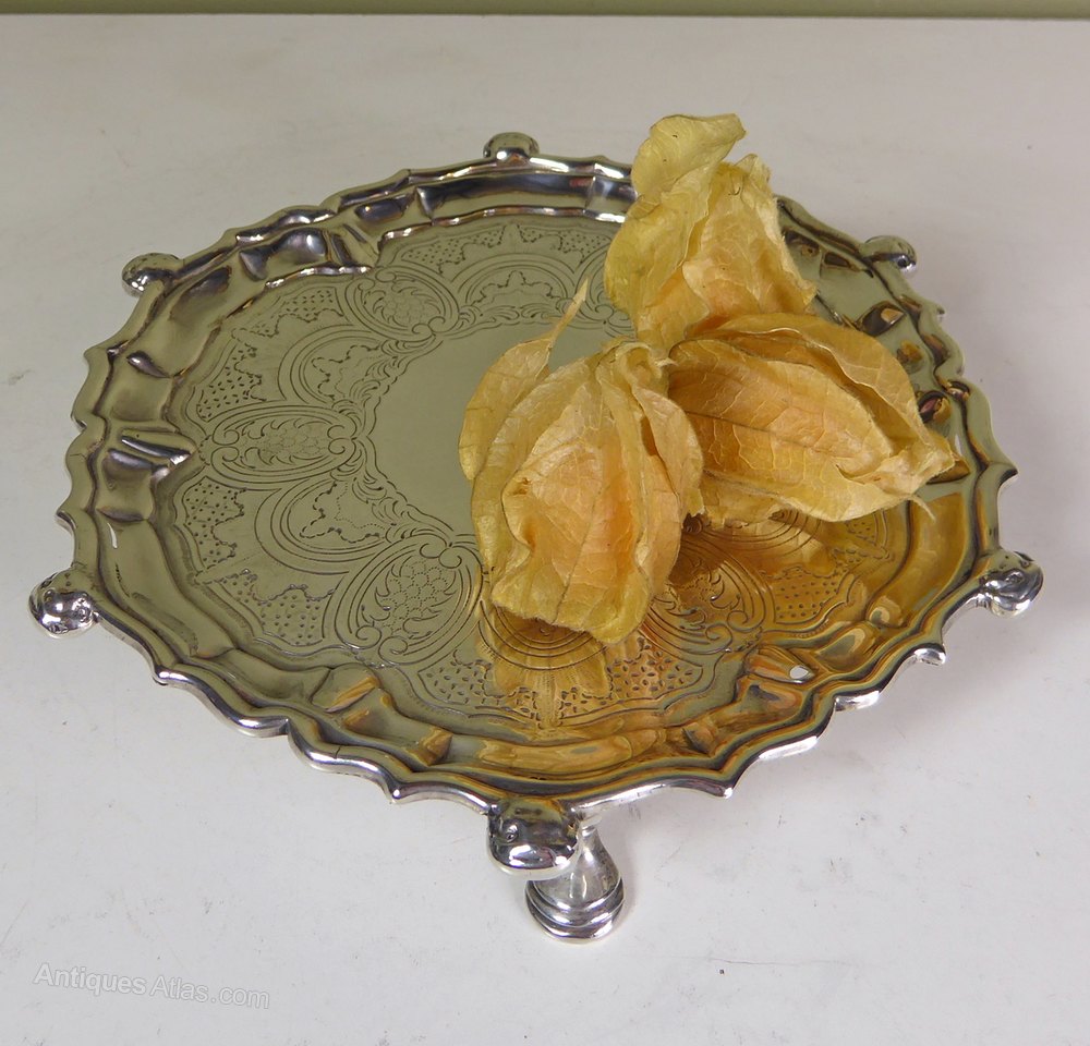 Antiques Atlas - Early 18th C Silver Salver
