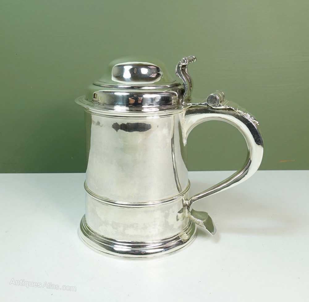 Antiques Atlas - Early 18th C Solid Silver Tankard