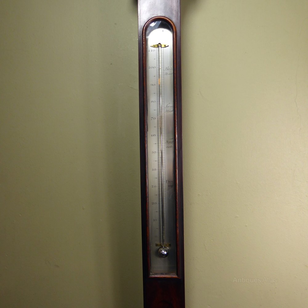 Antiques Atlas - George III Stick Barometer By James Long, London