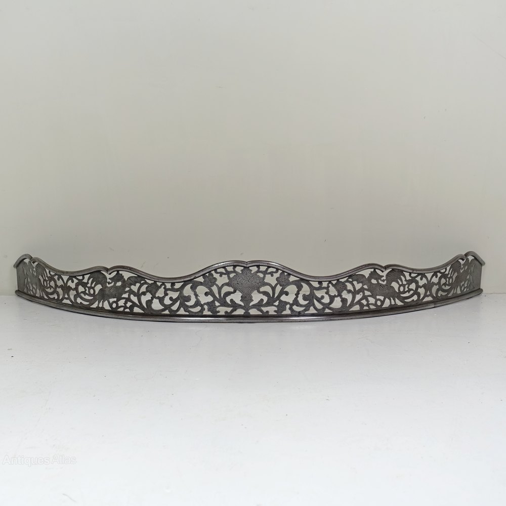 Antiques Atlas - Georgian Steel Fender With Dragon Decoration
