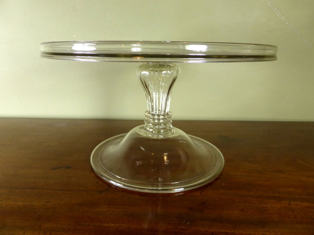 Antiques Atlas - Large 18th C Glass Tazza