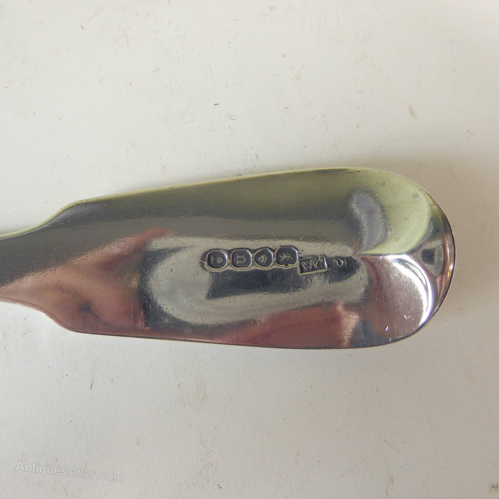 Antiques Atlas - Large 19th C Solid Silver Ladle