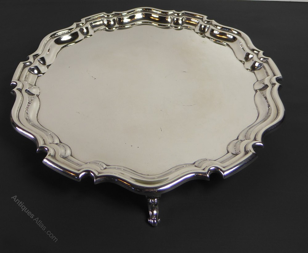 Antiques Atlas - Large Silver Salver 1929