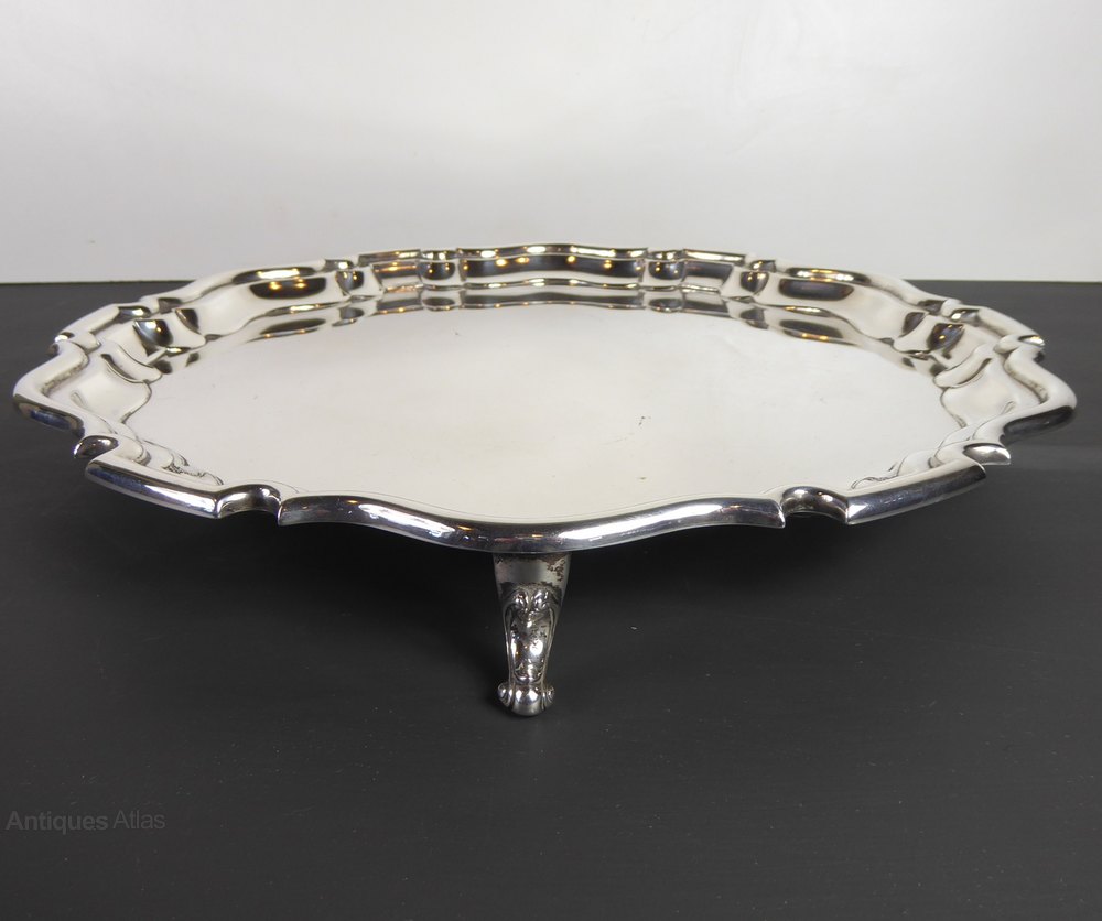 Antiques Atlas - Large Silver Salver 1929