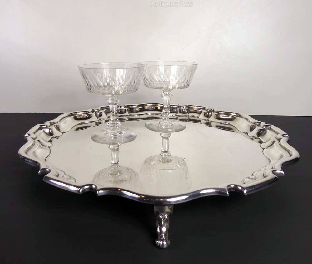 Antiques Atlas - Large Silver Salver 1929