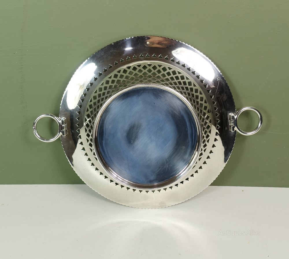 Antiques Atlas - Large Solid Silver Coaster 1904