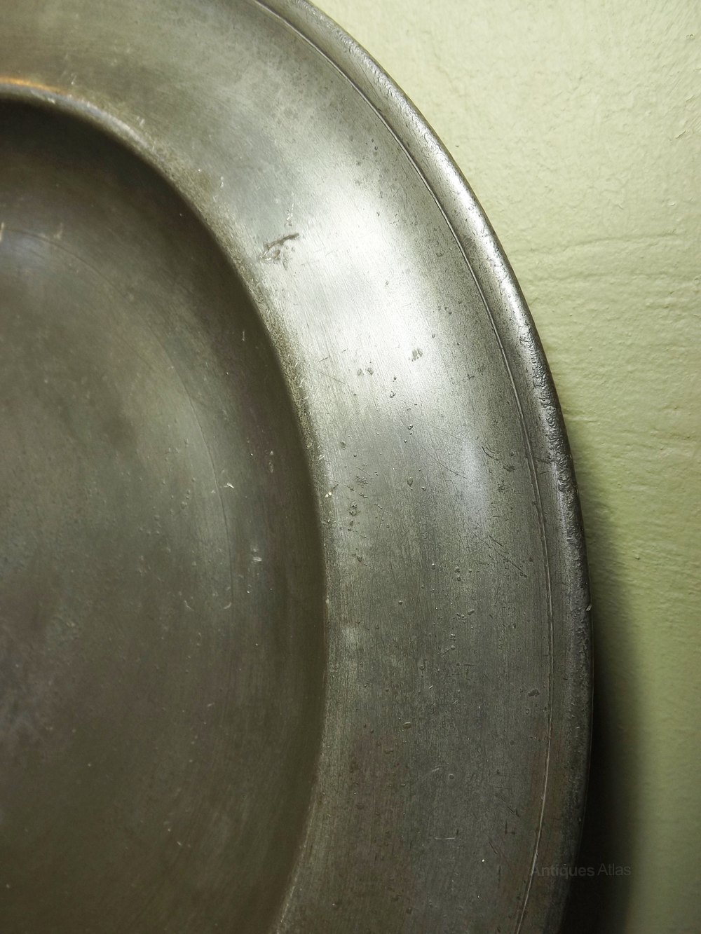 Antiques Atlas - Large Pewter Charger