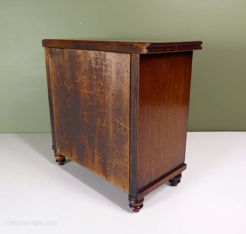A Regency Miniature Chest. - Antiques Atlas