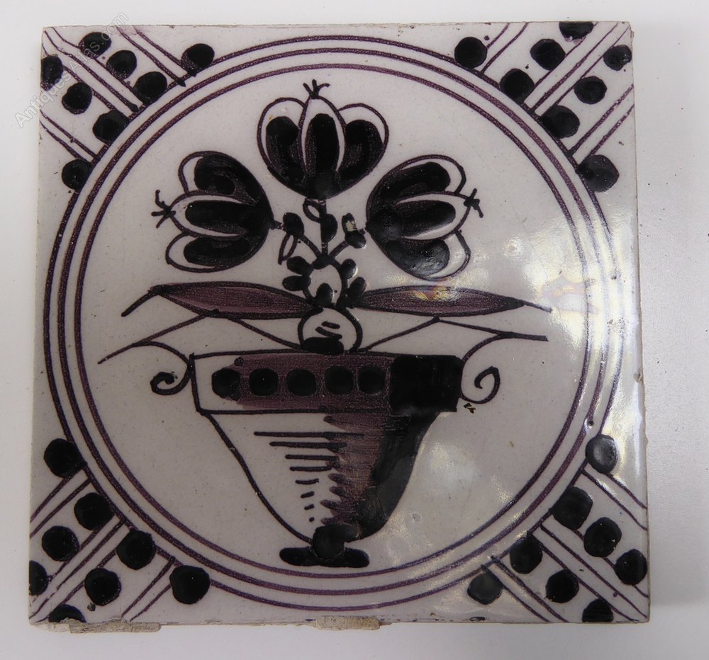 Antiques Atlas - Set Of 18th C Delft Tiles