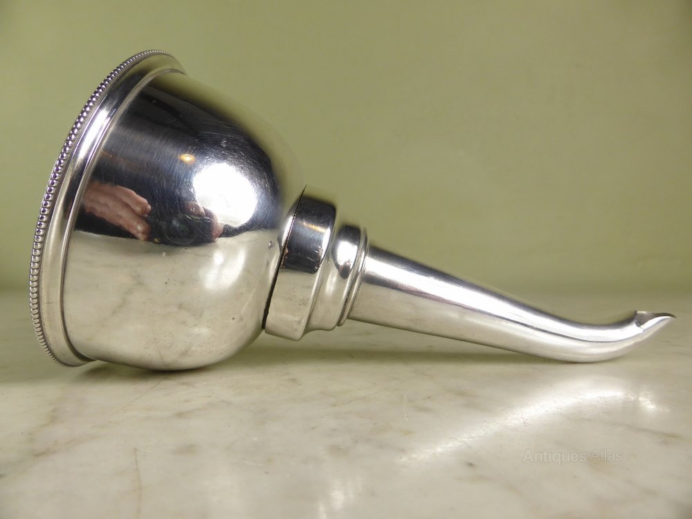 Antiques Atlas - Silver Plated Wine Funnel