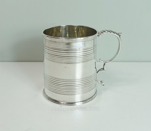Antiques Atlas - Solid Silver Tankard, London 1804