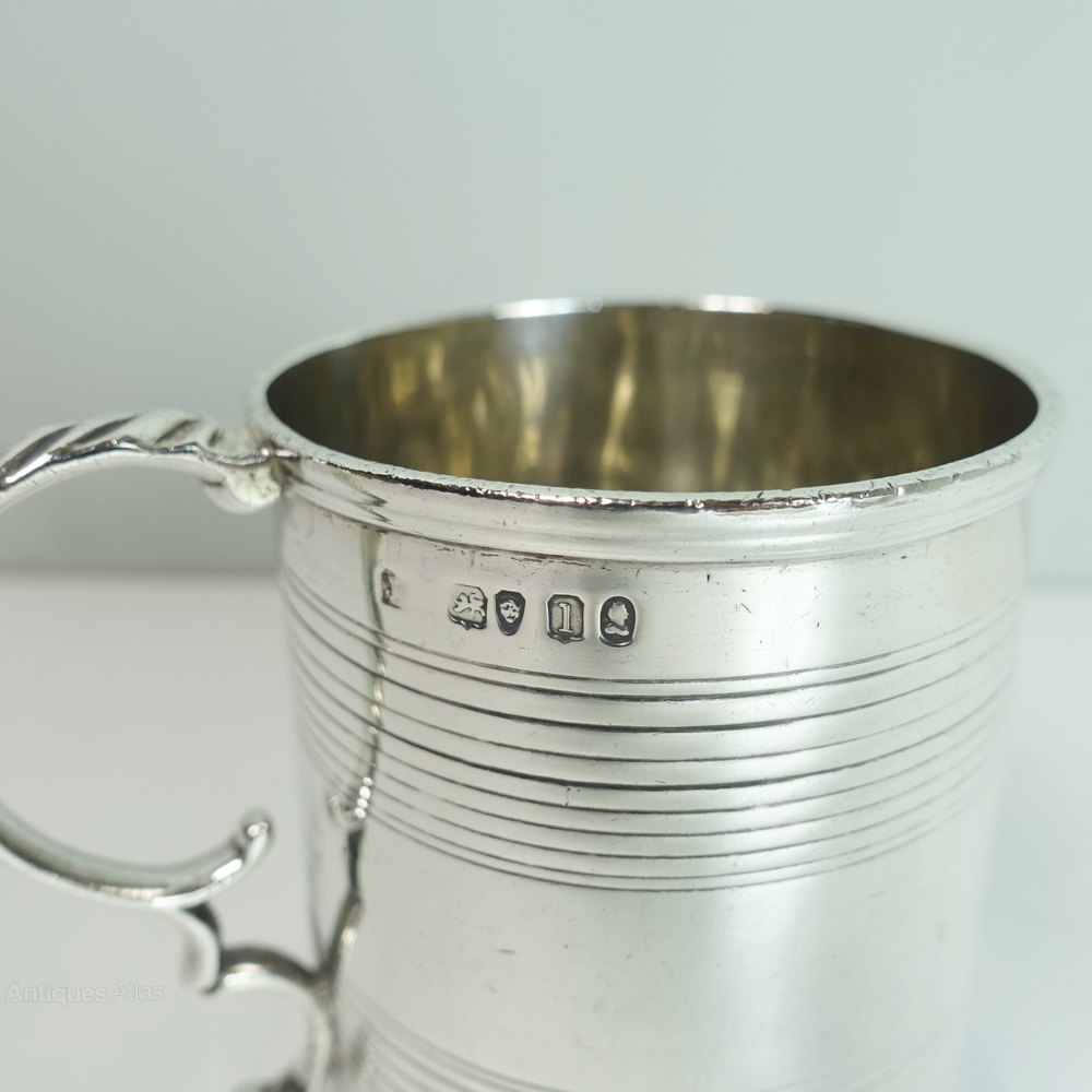 Antiques Atlas - Solid Silver Tankard, London 1804