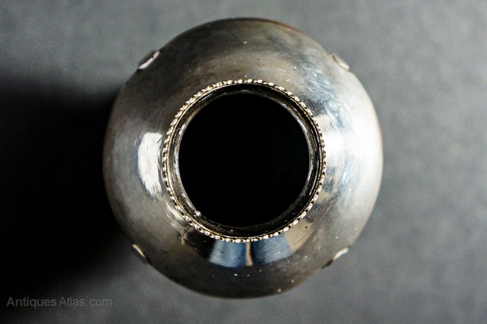 Antiques Atlas - 17th Century Silver Mounted Coconut Vase.