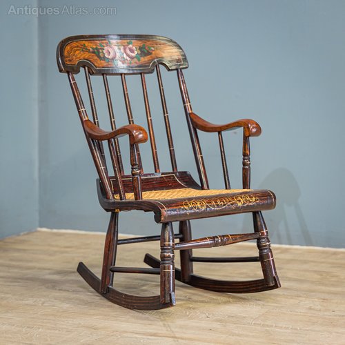 American Boston Childs Rocking Chair - Antiques Atlas