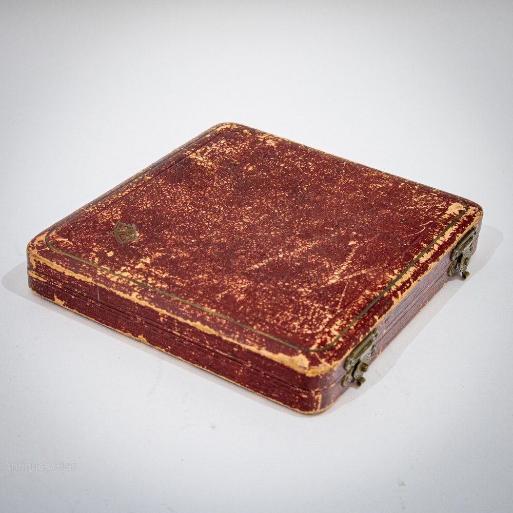 Antiques Atlas - Art Deco Set Of Silver And Enamel Spoons