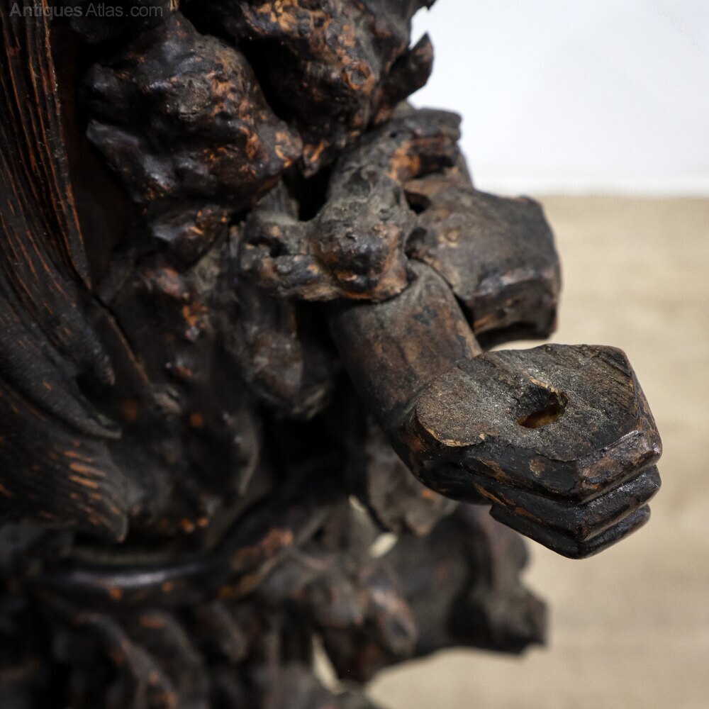 Antiques Atlas - Chinese Root Carving Of Old Man On Heavy Base ...