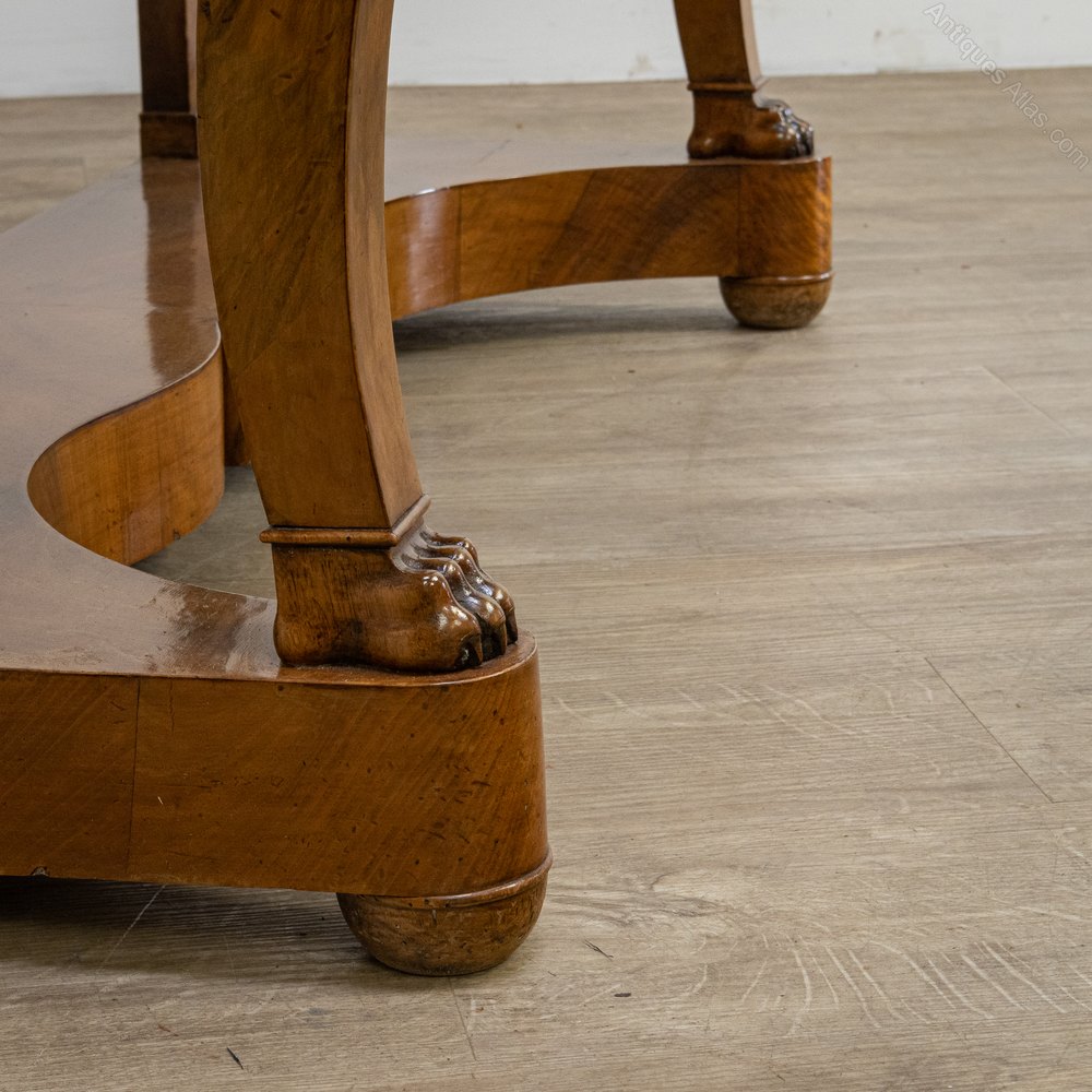 French Walnut Console Table - Antiques Atlas