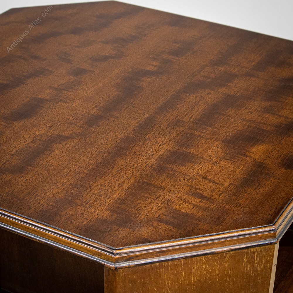 Heals Of London Mahogany Book Table - Antiques Atlas