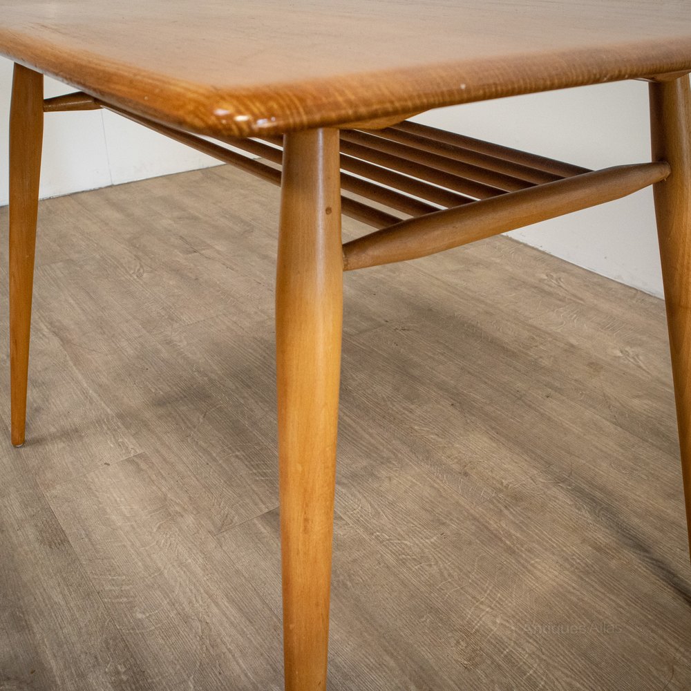 Antiques Atlas - Mid Century Ercol Table & Set Of 4 Chairs