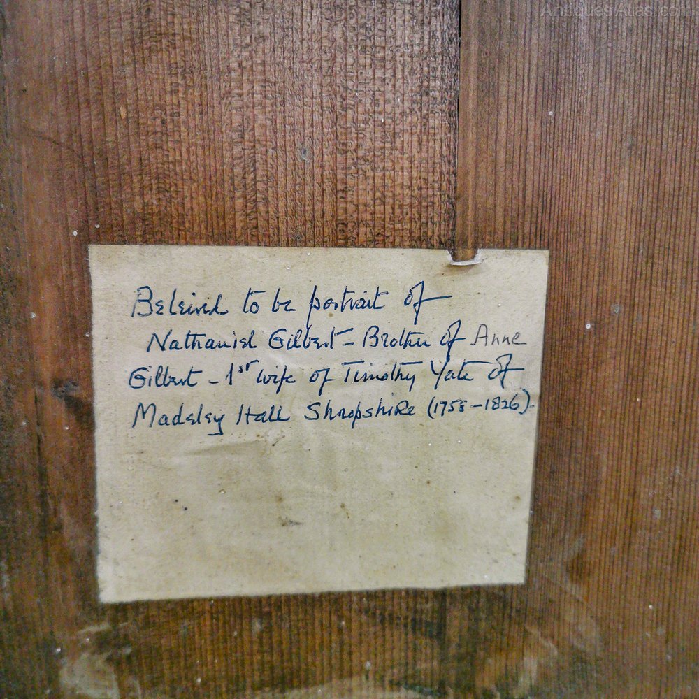 Antiques Atlas - Nathaniel Gilbert Portrait Painting