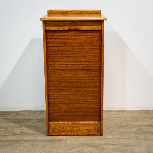 Oak Tambour Front Cabinet With Drawers as343a5194 / S4DZST3983 ...