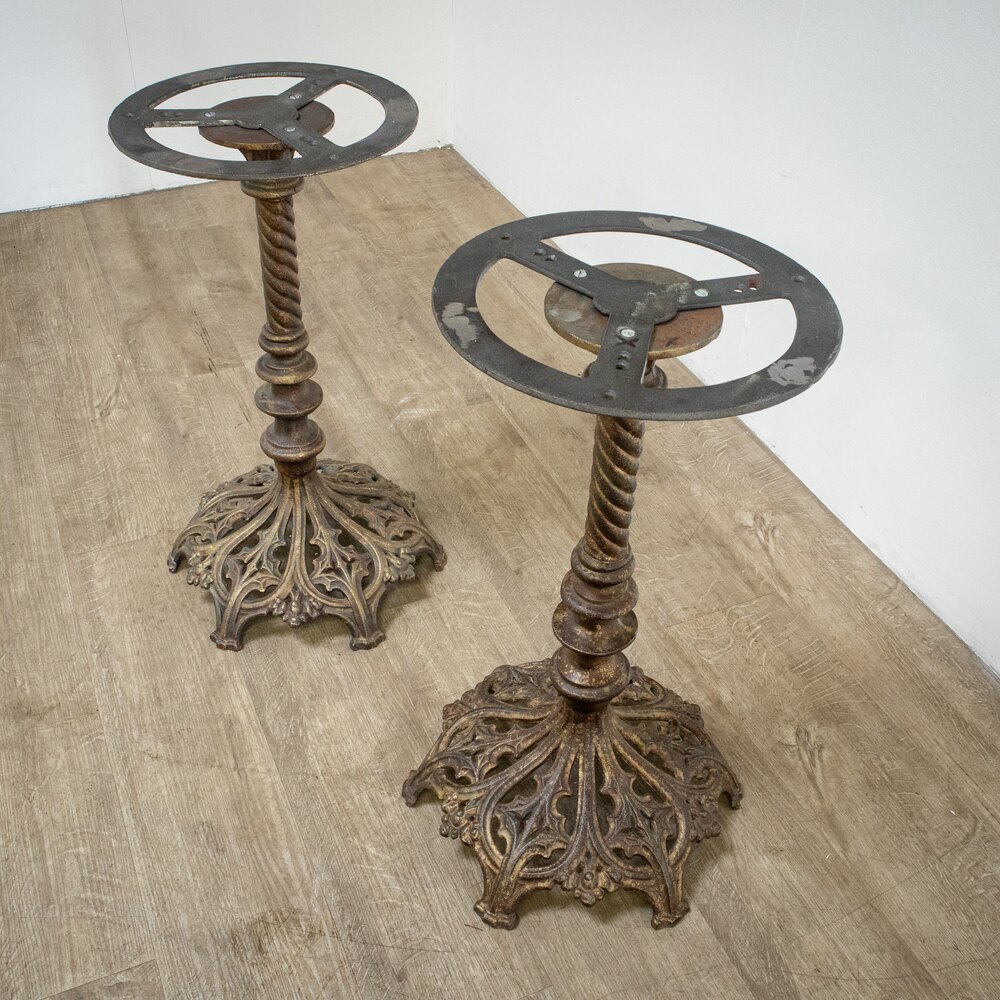Antiques Atlas - Pair Of Gothic Table Bases
