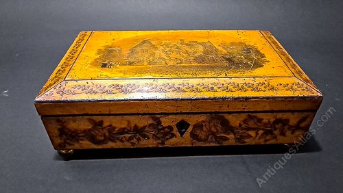 Antiques Atlas - Regency Pen Work And Games Box
