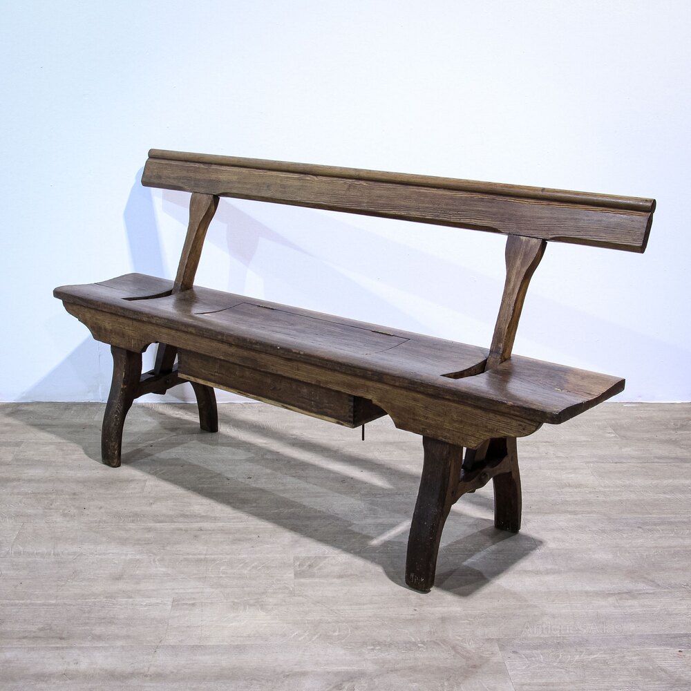Reversible Back Railway Or Chapel Bench as343a5272 / S4DZST4068 ...