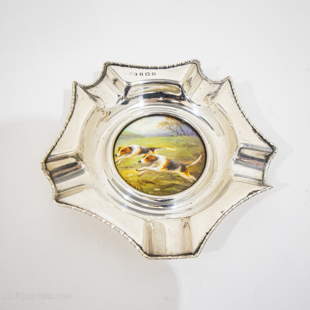 Antiques Atlas - Royal Worcester Silver Ashtray