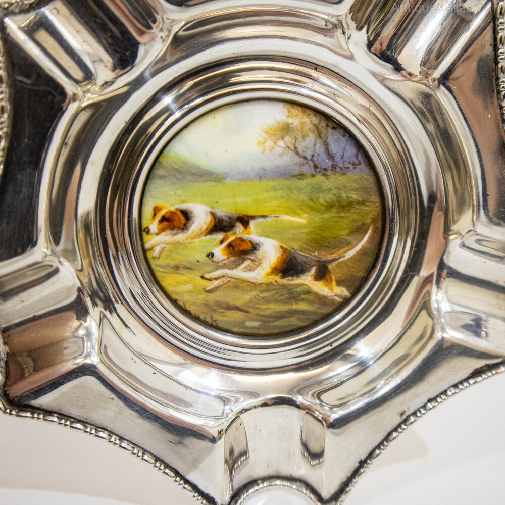 Antiques Atlas - Royal Worcester Silver Ashtray