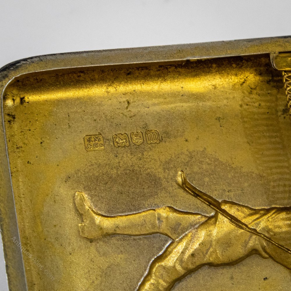 Antiques Atlas - Sampson Mordan Silver Cigarette Case as343a3711 ...