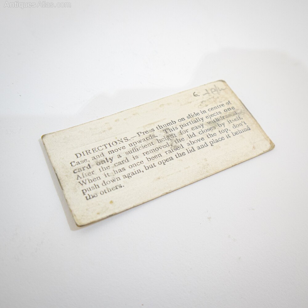 Antiques Atlas - Silver Patent Card Case