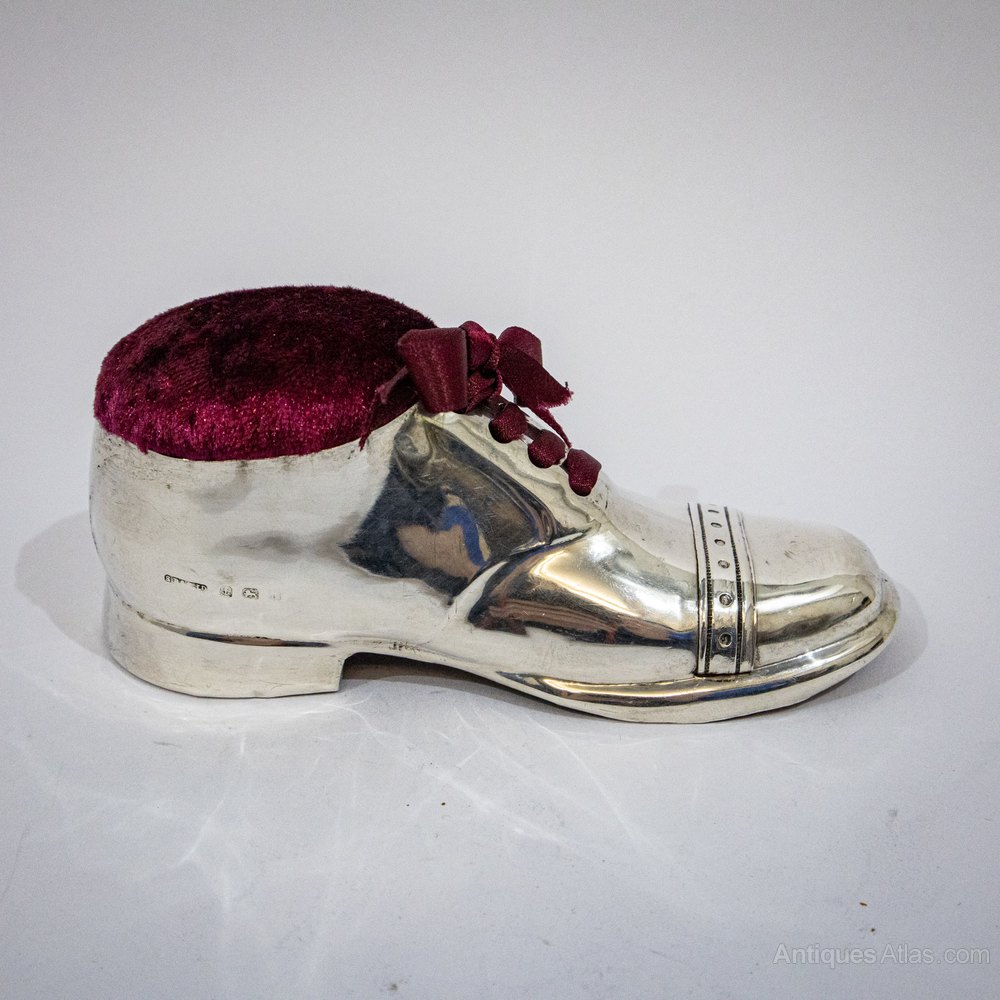 Antiques Atlas - Silver Shoe Pin Cushion as343a3870 / S4DZST2426