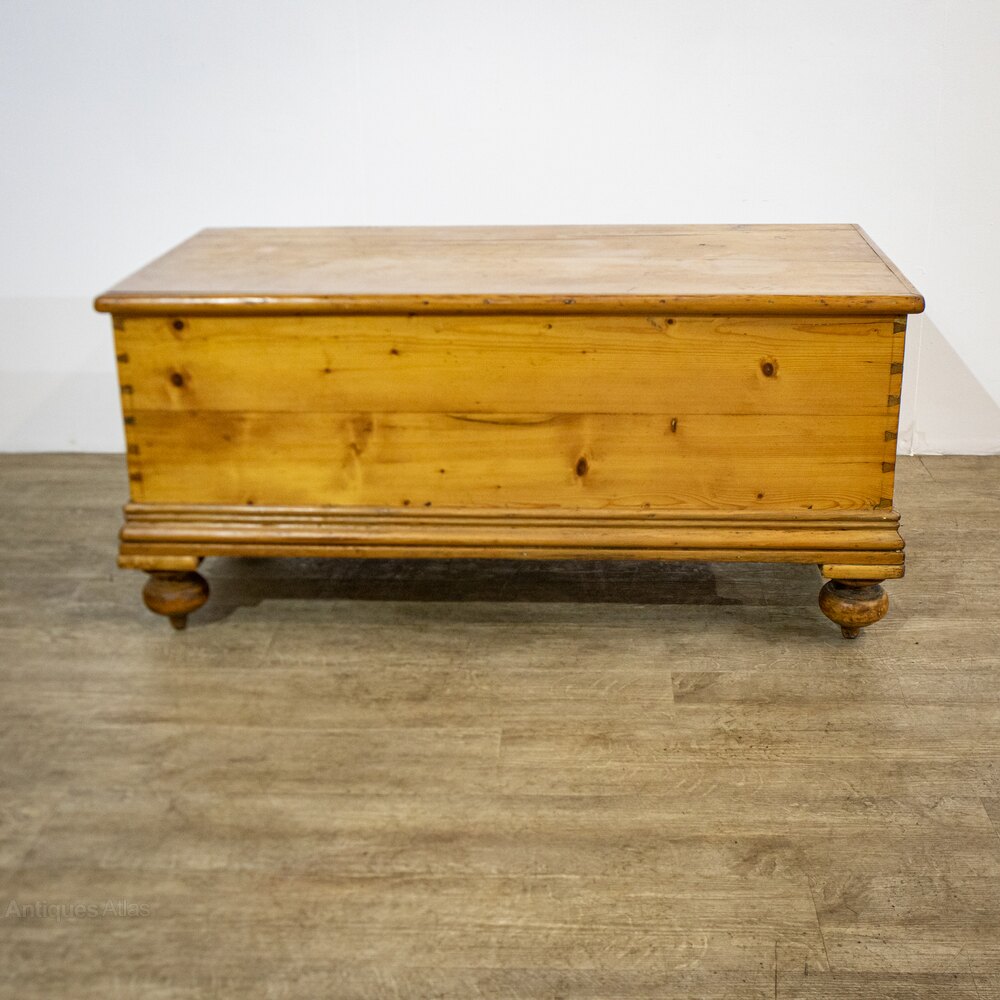 Victorian Pine Storage Or Blanket Box as343a4706 / S4DZST3388 - Antiques Atlas