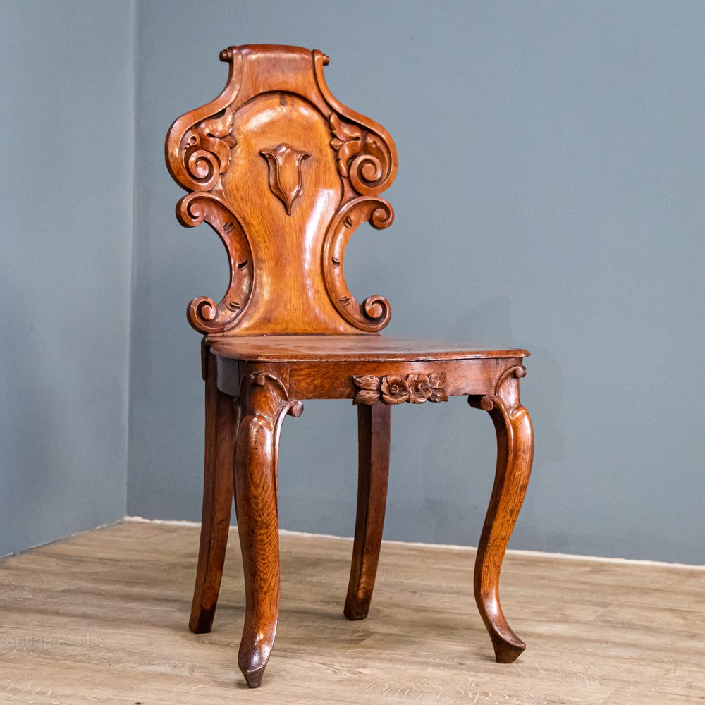 Victorian Carved Back Chair - Antiques Atlas
