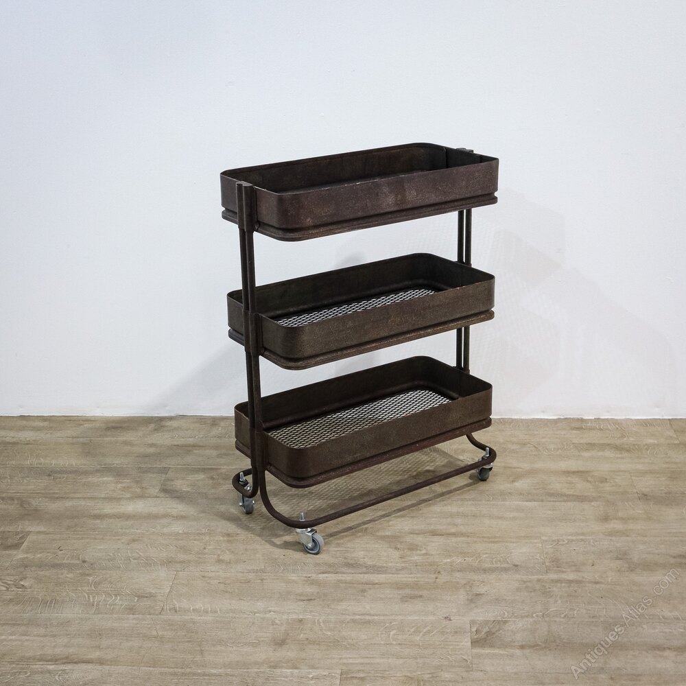 Vintage Industrial Style Work In Progress Trolley as343a5067 ...