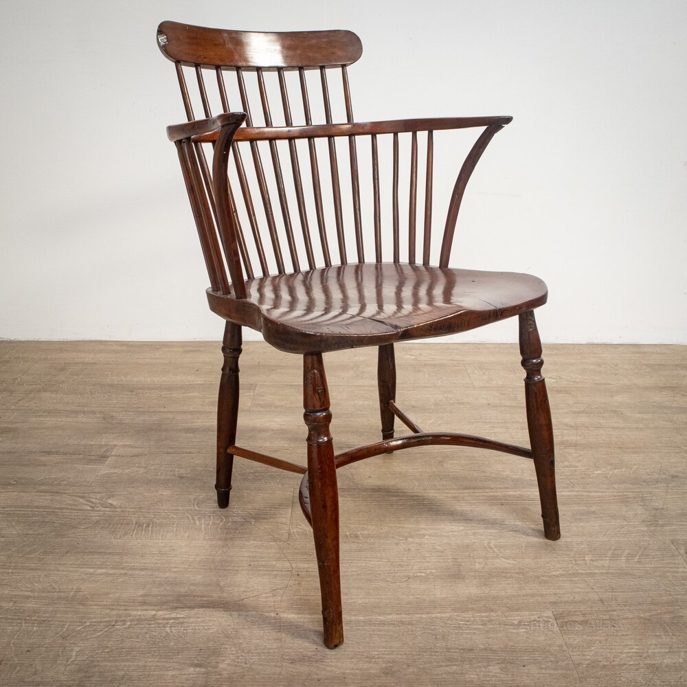 West Country Comb Back Windsor Chair - Antiques Atlas