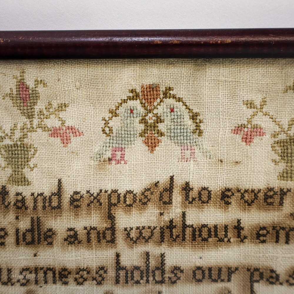 Antiques Atlas - William IV Small Sampler as343a5126 / S4DZST3901