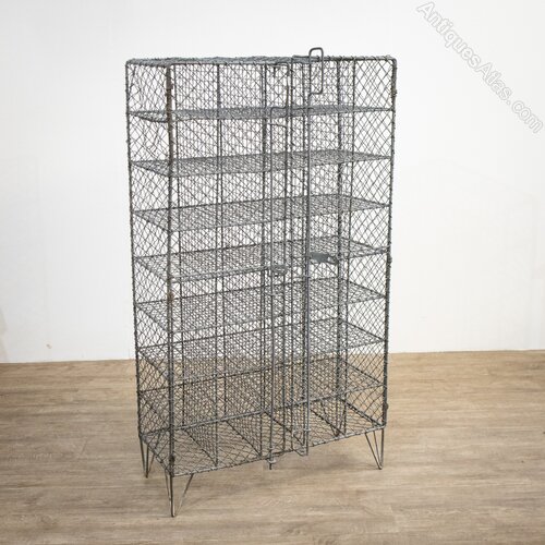 Wire Storage Locker as343a4557 / S4DZST3196 - Antiques Atlas