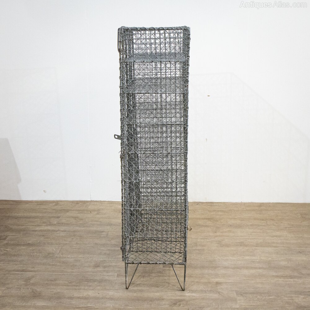 Wire Storage Locker As343a4557 S4dzst3196 Antiques Atlas