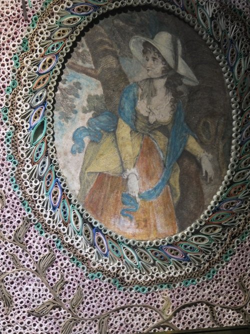 Antiques Atlas - Quillwork Picture Of A Lady