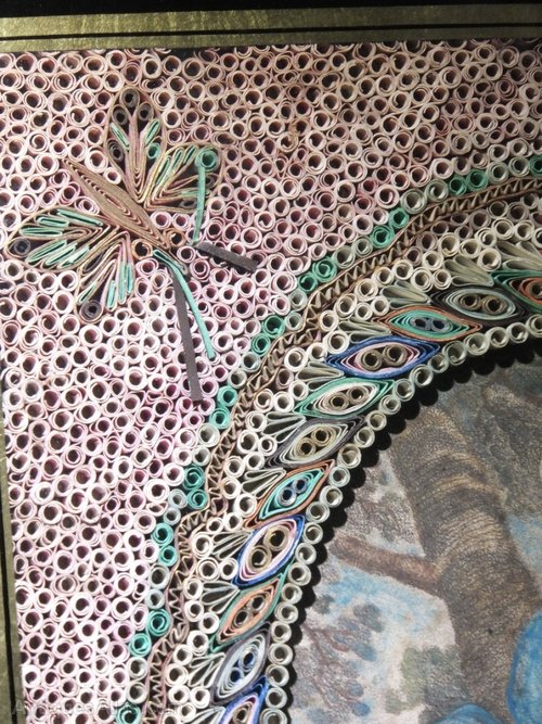 Antiques Atlas - Quillwork Picture Of A Lady