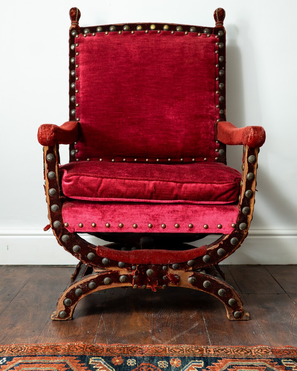 Charles II, 'X' Frame Chair Of State, Circa 1660 as1019a149 - Antiques ...